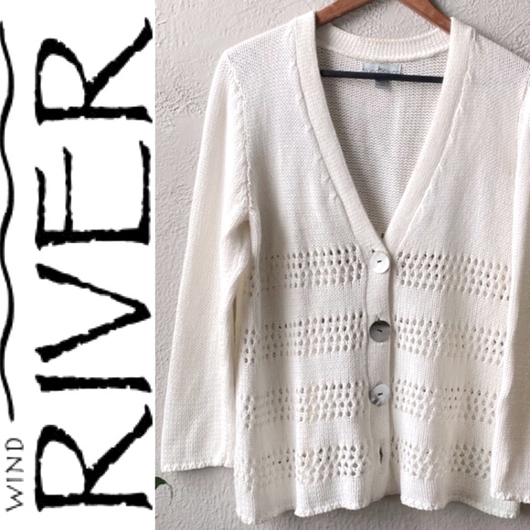 Windi River | Tops | Windi River Knit Cardigan L | Poshmark